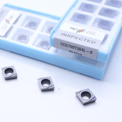 중국 CCGT04 CCGT06 CCGT09 탄화탄소 회전 삽입, 탄화탄소 CNC 회전 삽입 S 칩 브레이커 판매용