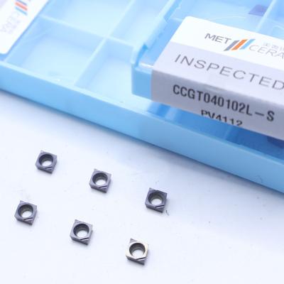 중국 CCGT04 CCGT06 CCGT09 탄화탄소 회전 삽입, 탄화탄소 CNC 회전 삽입 S 칩 브레이커 판매용