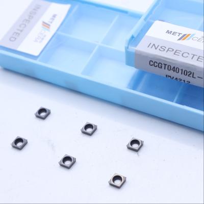 중국 CCGT04 CCGT06 CCGT09 탄화탄소 회전 삽입, 탄화탄소 CNC 회전 삽입 S 칩 브레이커 판매용