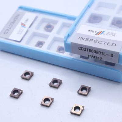 중국 CCGT04 CCGT06 CCGT09 탄화탄소 회전 삽입, 탄화탄소 CNC 회전 삽입 S 칩 브레이커 판매용