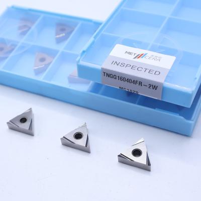 Chine TNGG1604 inserts de tournage négatif avec débrancheurs de puces de finition de 2 W et de qualité MC1020/PV1120 à vendre