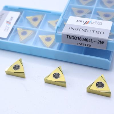 Chine TNGG1604 inserts de tournage négatif avec débrancheurs de puces de finition de 2 W et de qualité MC1020/PV1120 à vendre