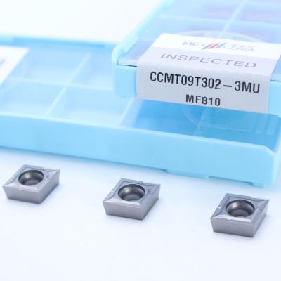 중국 CCMT06 CCMT09 CCMT12 탄화탄소 회전 삽입자 3MU 반 완성 칩브레이커 경화 HRA918 판매용