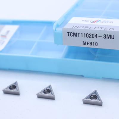 China Carbide Turning Insert TCMT09 TCMT11  TCMT16, Positive CNC Insert With 3MU Semi-finish Chipbreaker for sale