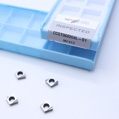 China CCGT04 CCGT06 CCGT09 Carbide draaiinzet, Carbide CNC draaiinzet In S1 Sharp Chip Breaker Te koop