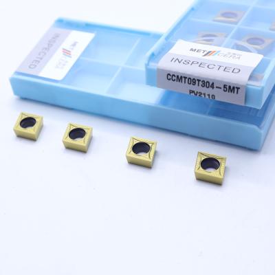 Chine CCMT06 CCMT09 Inserts de tournage CNC positifs avec débroussailleuses semi-finis de 5 MT, inserts de tournage Cermet à vendre