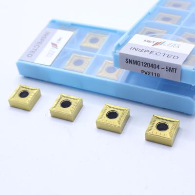 Chine SNMG12 inserts de tournage CNC négatifs avec débroussailleuses semi-finis de 5 MT, inserts de tournage Cermet à vendre