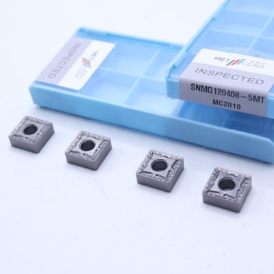 Chine SNMG12 inserts de tournage CNC négatifs avec débroussailleuses semi-finis de 5 MT, inserts de tournage Cermet à vendre