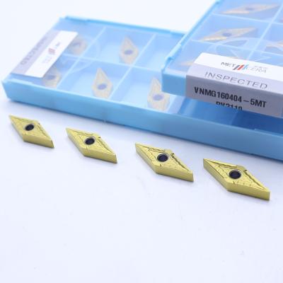 Chine VNMG16 inserts de tournage CNC négatifs avec déchiqueteurs semi-finis de 5 MT, inserts de tournage Cermet à vendre
