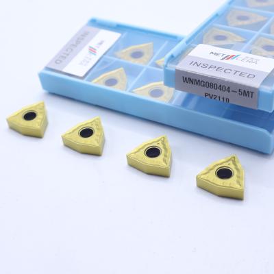 Chine WNMG08 inserts de tournage CNC négatifs avec débroussailleuses semi-finis de 5 MT, inserts de tournage Cermet à vendre
