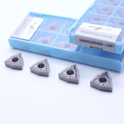 Chine WNMG08 inserts de tournage CNC négatifs avec débroussailleuses semi-finis de 5 MT, inserts de tournage Cermet à vendre