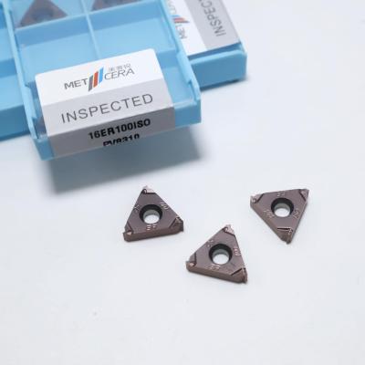 China Carbide Insert CNC Threading Inserts, External-hole,16ER100ISO 16ER150ISO 16ER200ISO 16ER300ISO for sale