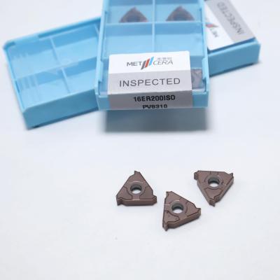 China Carbide Insert CNC Threading Inserts, External-hole,16ER100ISO 16ER150ISO 16ER200ISO 16ER300ISO for sale