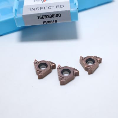 China Carbide Insert CNC Threading Inserts, External-hole,16ER100ISO 16ER150ISO 16ER200ISO 16ER300ISO for sale