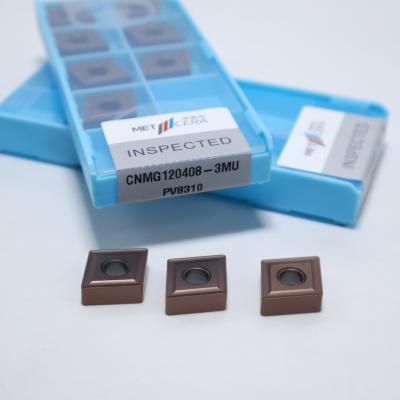 China PV8310 Grade CNMG120404 CNMG120408 Carbide Turning Inserts for Steel and Stainless Steel Negative insert in 3MU chipbreaker for sale