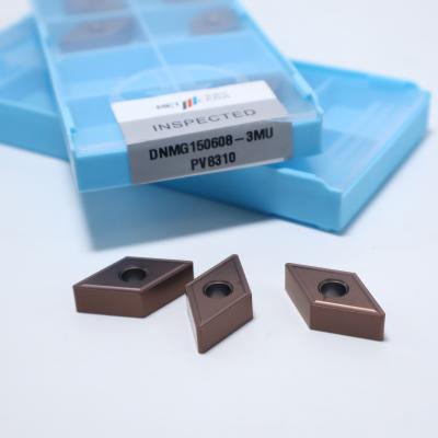 China DNMG150604  DNMG150608, 55° Rhombic Carbide Turning Inserts for Steel, Stainless Steel in 3MU chipbreaker for sale
