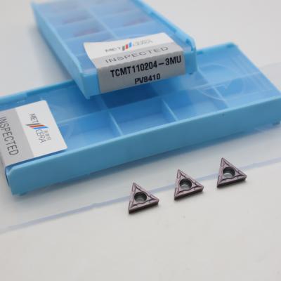 Китай Покрытая карбидная поворотка вставка TCMT09 TCMT11 TCMT16 положительная CNC вставка с 3MU полуфабрикатом продается