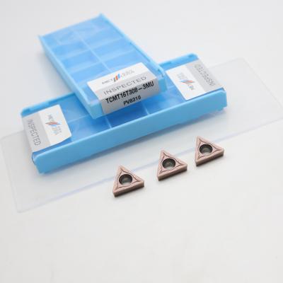 Китай Покрытая карбидная поворотка вставка TCMT09 TCMT11 TCMT16 положительная CNC вставка с 3MU полуфабрикатом продается