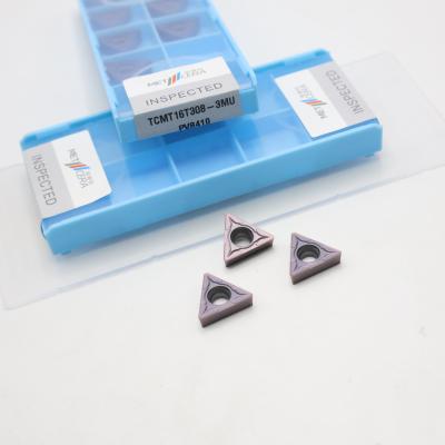 Китай Покрытая карбидная поворотка вставка TCMT09 TCMT11 TCMT16 положительная CNC вставка с 3MU полуфабрикатом продается