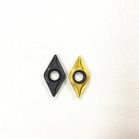 China Long Tool Life Hard Turning Inserts , Lathe Machine Inserts TiCN Cermet Material DCMT0702 for sale