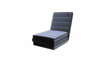 China Black Polyester Foldable Massage Mattress With Remote Control for sale