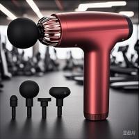 Quality 5 Interchangeable Heads Deep Tissue Massage Gun and Adjustable Intensity for sale