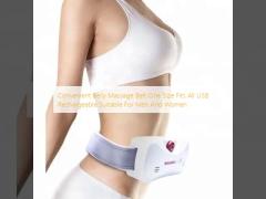 Cinturão de massagem da barriga conveniente, de tamanho único, compatível com todos os dispositivos USB, recarregável, adequado para homens e mulheres
