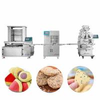 China Automated Cookie Encrusting Machine 100g Biscuit Making Equipment for sale