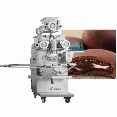 China Commercial Cookie Encrusting Machine Stuffed Cookie Cutter Machine for sale