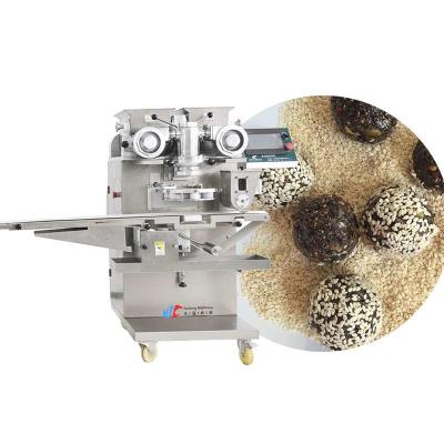 China OEM Protein Ball Rolling Machine Date Ball Encrusting Machinery for sale