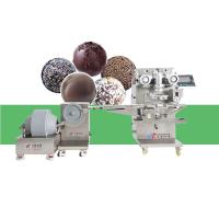 China Customized 100ppm Date Ball Machine CE Food Encrusting Machine for sale
