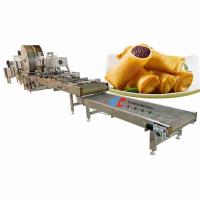 China 220V 50Hz Automatic Spring Roll Machine OEM Lumpia Rolling Machine for sale