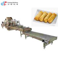 China SUS Spring Roll Machine 45 KW Spring Roll Wrapper Maker for sale