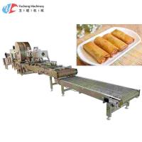 China 45 KW Spring Roll Rolling Machine 100g Spring Rolls Machine Maker for sale