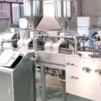 China 40pcs Spring Roll Machine 45 KW Automatic Lumpia Roller Multifunctional for sale