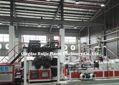 China Gemakkelijk installeer SPC-Bevloeringsproductielijn, Binnen Vinyl de Bevloeringsmachine van pvc Te koop