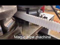 single wall corrugated pipe machine line