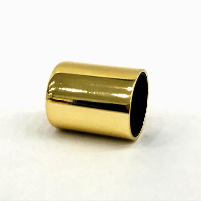 Klassischer heißer Verkaufs-Zink-Legierungs-Gold-Zylinder formen Metall-Zamac-Parfümflasche-Kappe
