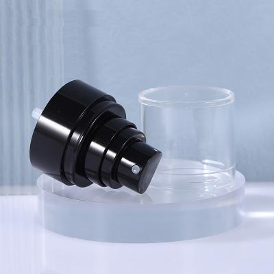 Cina 24 teste di spruzzo di plastica cape del toner di spruzzo dei denti della testa di trucco della pompa cosmetica nera dello spruzzo in vendita