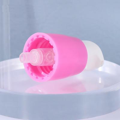 Cina 24 teste di spruzzo di plastica cape del toner di spruzzo dei denti della testa di trucco della pompa cosmetica nera dello spruzzo in vendita