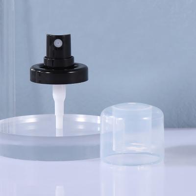 Cina Testa di spruzzo d'imballaggio della bottiglia della copertura completa della bottiglia del toner capo cosmetico nero della pompa in vendita