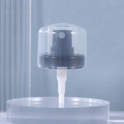 Cina Testa di spruzzo d'imballaggio della bottiglia della copertura completa della bottiglia del toner capo cosmetico nero della pompa in vendita