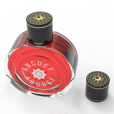 China Espejo Zamak Perfume Caps Forma rectangular con diseño personalizado en venta