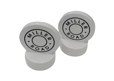 Chine Personalized Design White Zamak Perfume Caps For Different Bottles à vendre