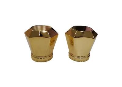 China Golden Irregular Shaped Custom Perfume Bottle Caps For Perfume Bottle for sale