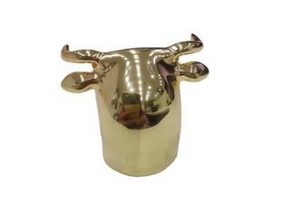 China High Quality Goat Shaped Zamak Perfume Caps Customized Perfume Bottle Lids for sale