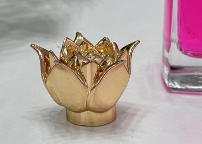 China Zink-Legierung Blumenförmige Parfümflaschenkappen für nachhaltige Verpackungen zu verkaufen