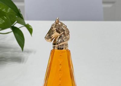 中国 金属の馬形のザマック香水キャップ 亜鉛合金ガラス香水ボトルキャップ 販売のため