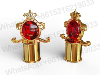 Chine Custom Logo Zamak Perfume Caps In Gold / Silver For Unique Round And Rectangle Packaging à vendre