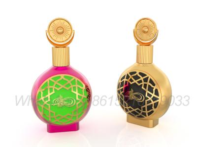 Китай Настраиваемые капсулы для парфюмерии Замак Золотая / Серебряная отделка для роскошных бутылок с ароматами продается